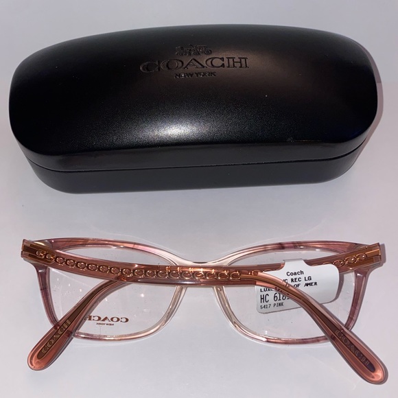 Coach | Accessories | New Coach Hc 681 Transparent Pink Womens Eyeglass ...